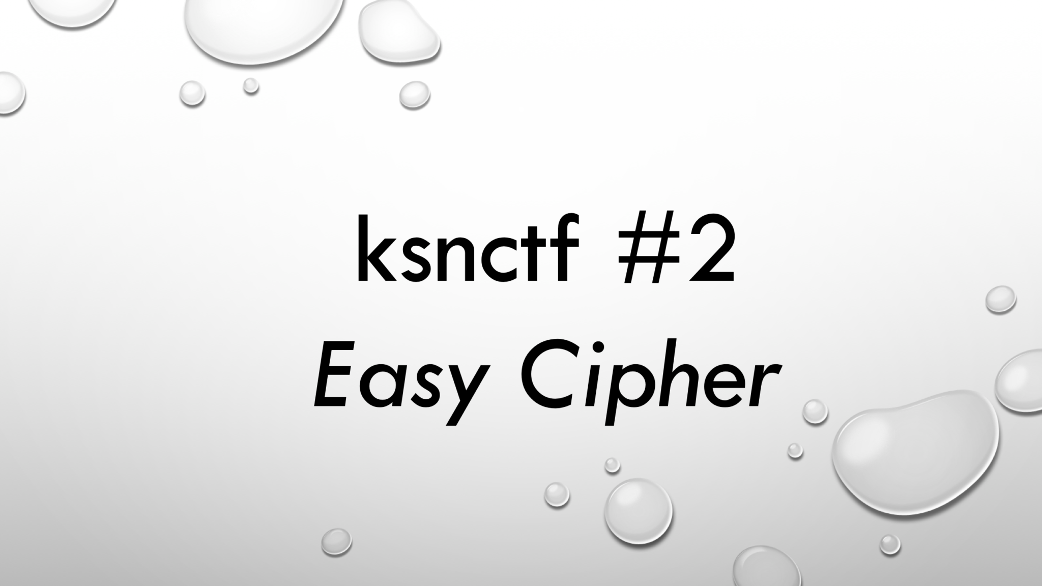 ksnctf #2 "Easy Cipher"をPythonで解読する - とももん Official Website